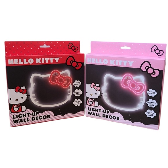 Hello Kitty | Wall Decor | Hello Kitty Light Up Wall Decor Pink Red ...